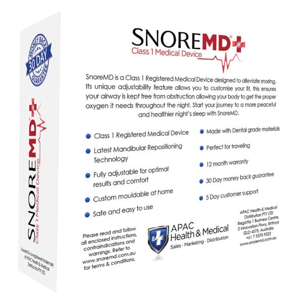 Au's #1 Anti Snoring Mouth Guard | Mouthpiece to Prevent Snoring | SnoreMD